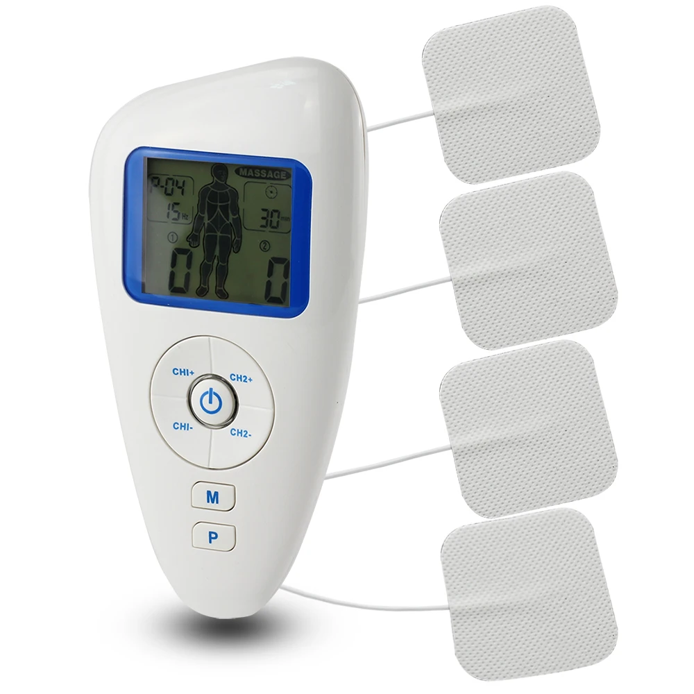 Dual Tens Ems Machine 70 Programmes Digital Low Frequency Therapy Device Electrical Muscle