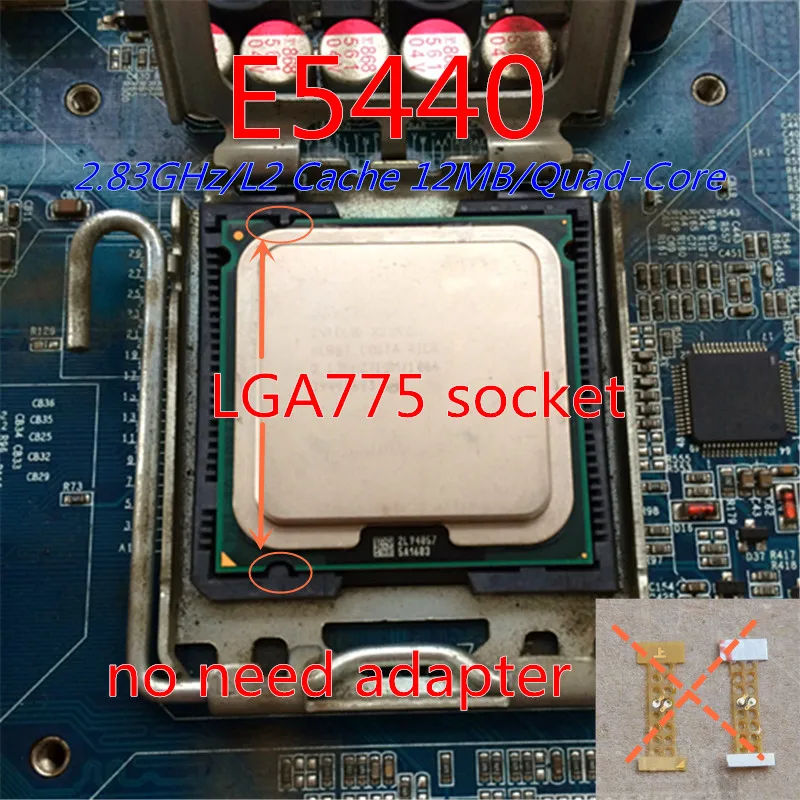 Xeon e5440 cpu 2.83ghz/lga771/l2 cache 12mb/quad core/fsb 1333mhz/45nm ...