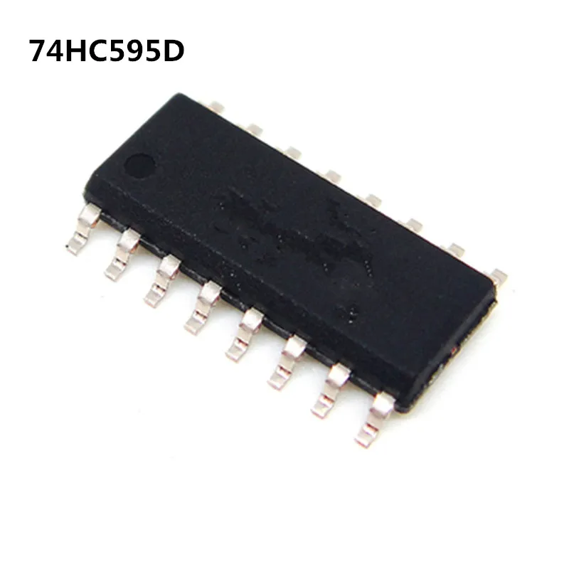50 unids 74HC595D 74HC595 SN74HC595D SOP16 nuevo|Conectores| - AliExpress