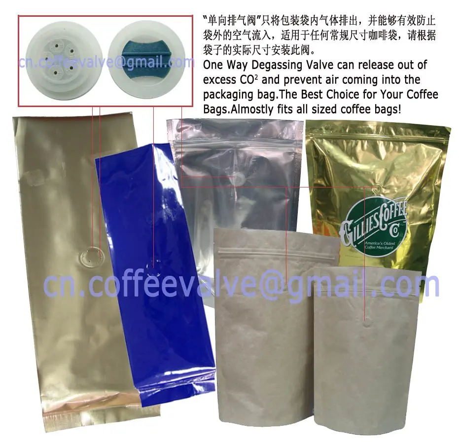 One Way Degassing Coffee Valves-swiss Wipf Quality Fit Most Sizes Of ...