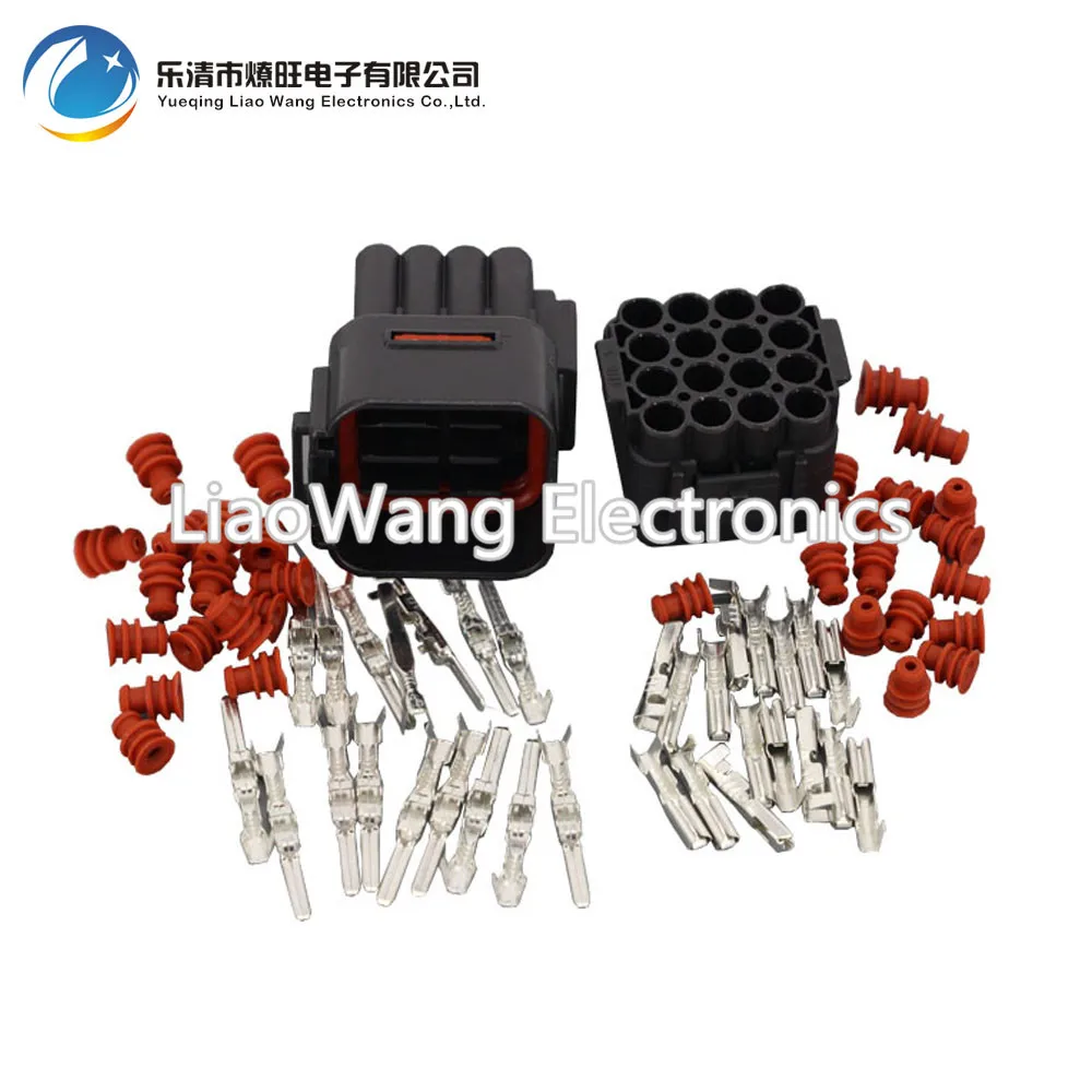 1 Sets/Kit 16 Pin/Way Waterproof Electrical Wire Connector DJ7163Y 2.2 21/11 Male and female ...
