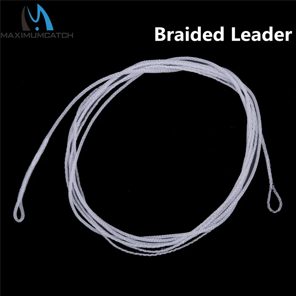 Maximumcatch-Braided-Leader-Line-6ft-10ft-20lb-2pc-Floating-Leader ...