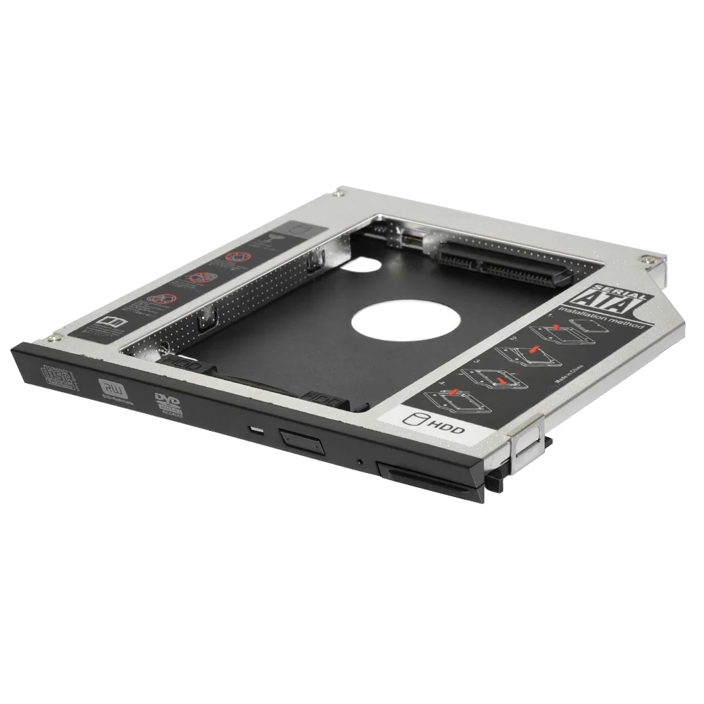 with-ejector-2ND-HDD-SSD-HARD-DRIVE-caddy-for-dell-Latitude-E6440-E6540 ...