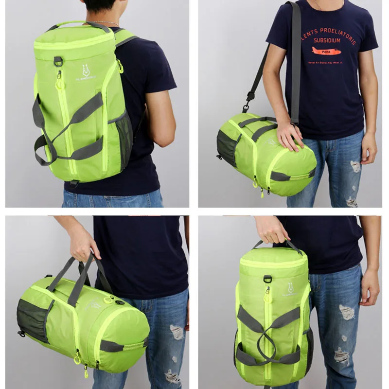 JXSLTC Nylon Long Leisure Bag Large Capacity Travel Bag Ladies Luggage ...