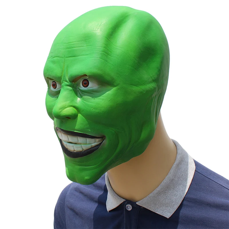 Jim Carrey The Mask Green Cosplay Mask - AllCosplay.com