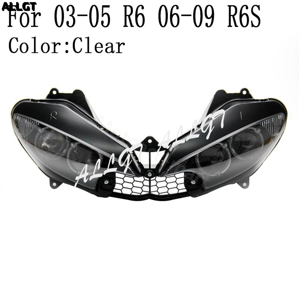 Motorcycle Front Headlamp Headlight Assembly For Yamaha R6 YZF 1998 ...