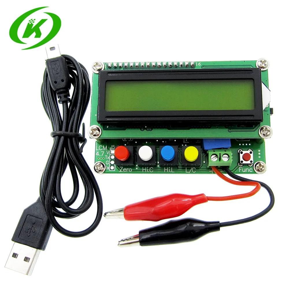LC100-A Full Function Type LCD Inductance Capacitance Meter LC Meter ...