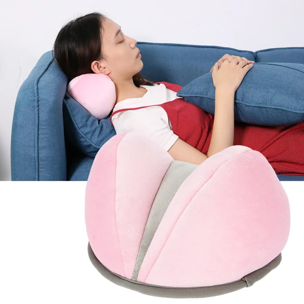 Soft Cervical Traction Neck Massage Pillow Travel Neck Support Nap Pillow Muscles Tension