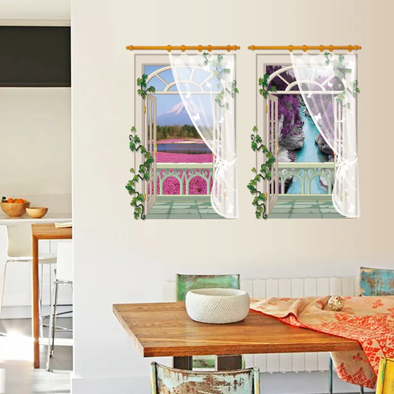 Window View Wall Decal