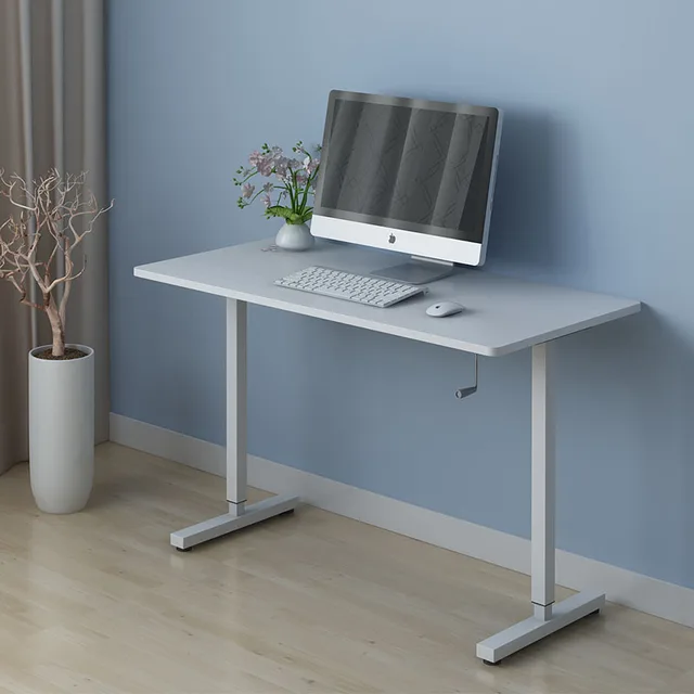 Adjustable Ergonomics Simple Office Computer Table Bed Manual Lifting ...