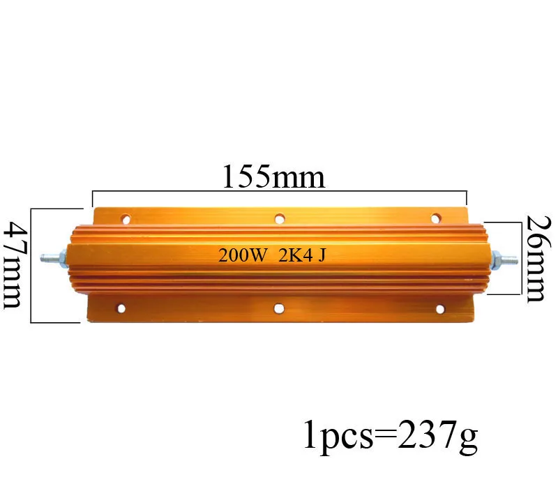 200W 2.4k ohm 2k4 2400 ohm 100% Original brand new Fixed Resistor Power ...