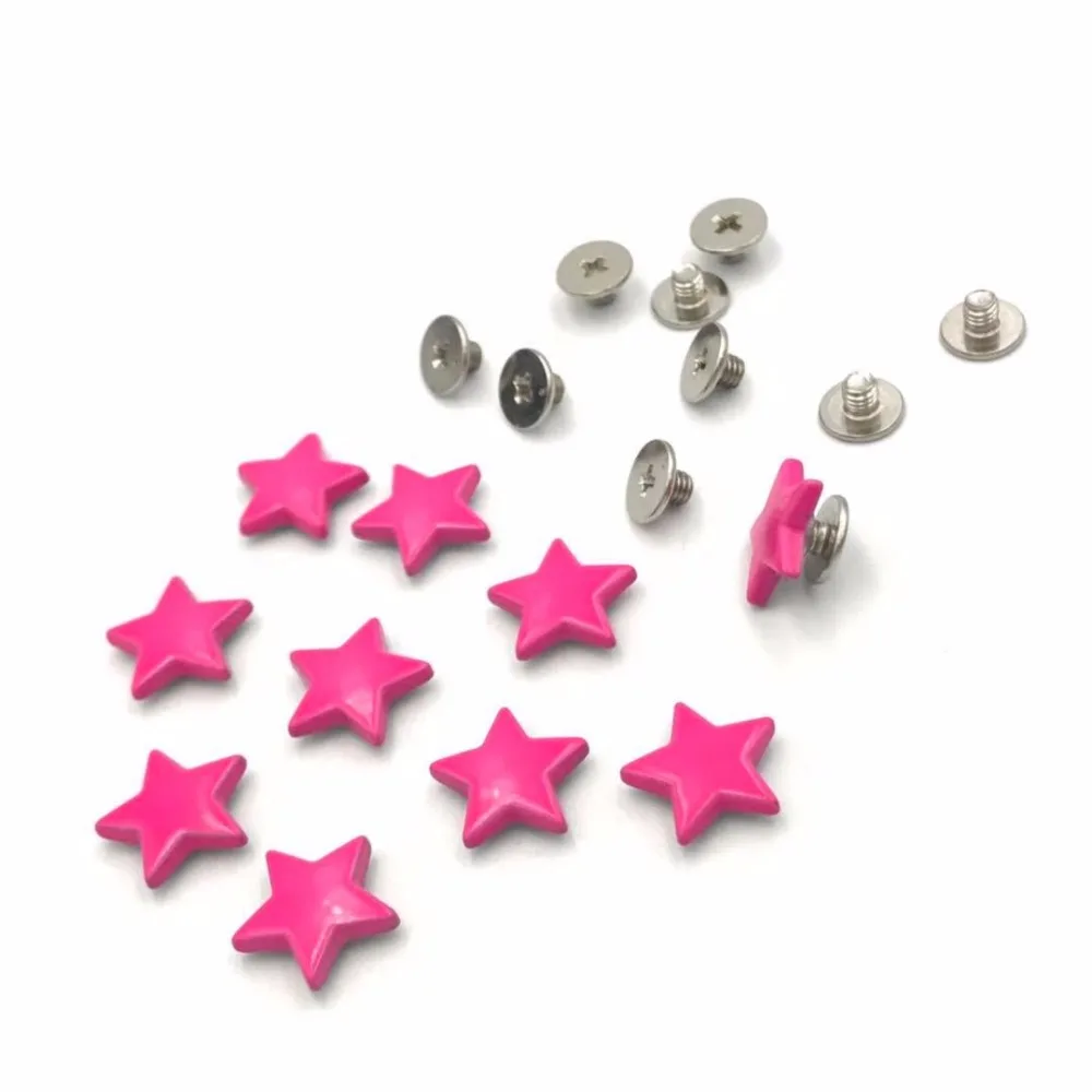 30 шт цветная отвертка-звездочка заклепки шишки металлические заклепки ...