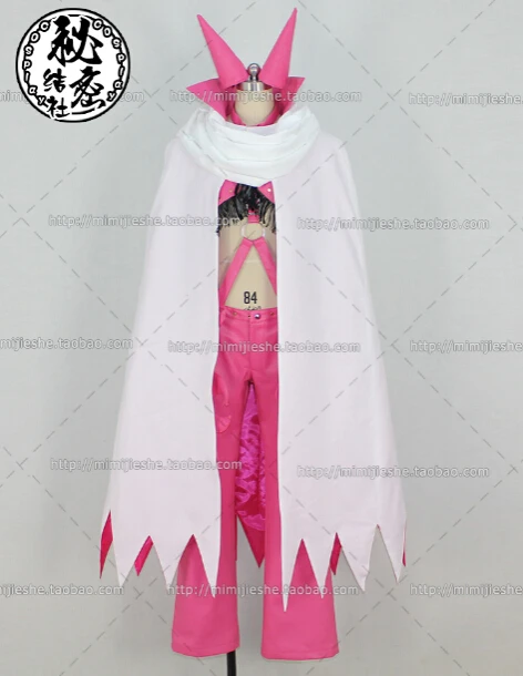 2016 uma peça cosplay sadi chan traje vermelho escuro cabo branco sob ...