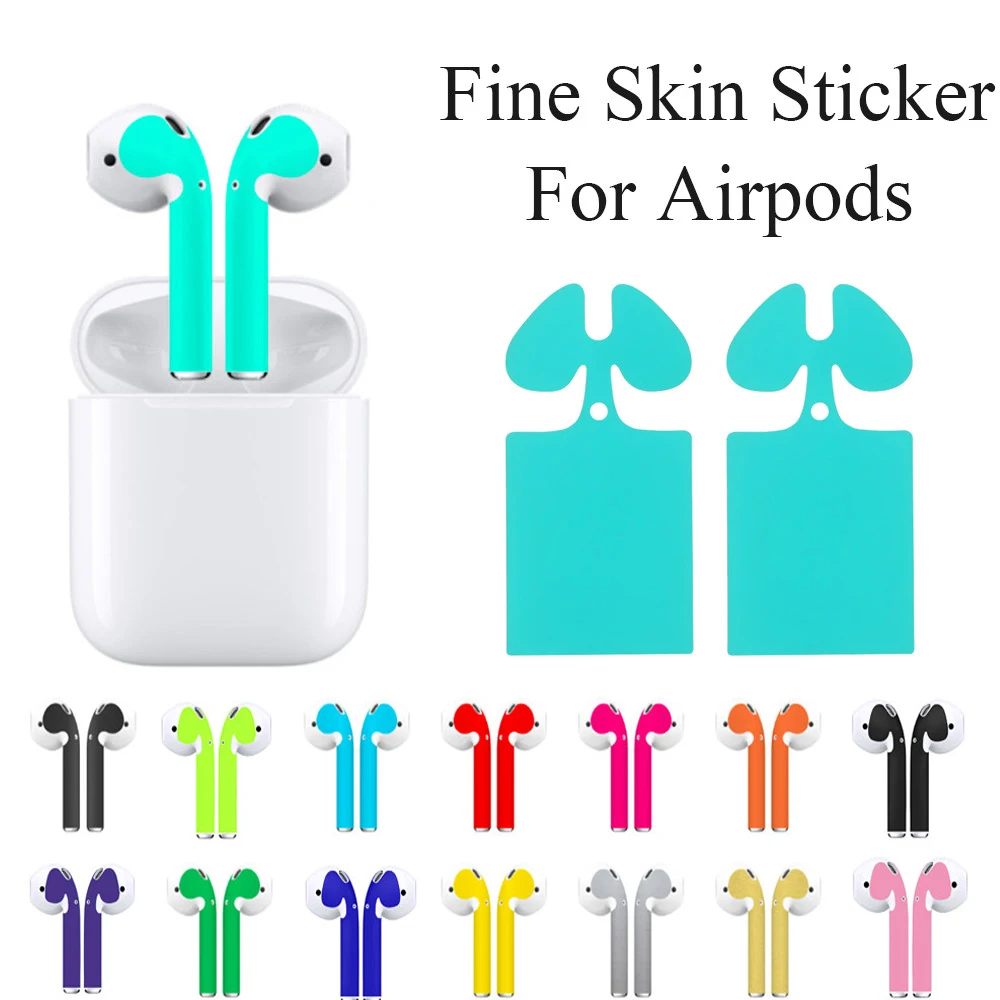 1 Sheet Dust Guard Earbuds Decals Ultra Thin Fine Skin Sticker For ...
