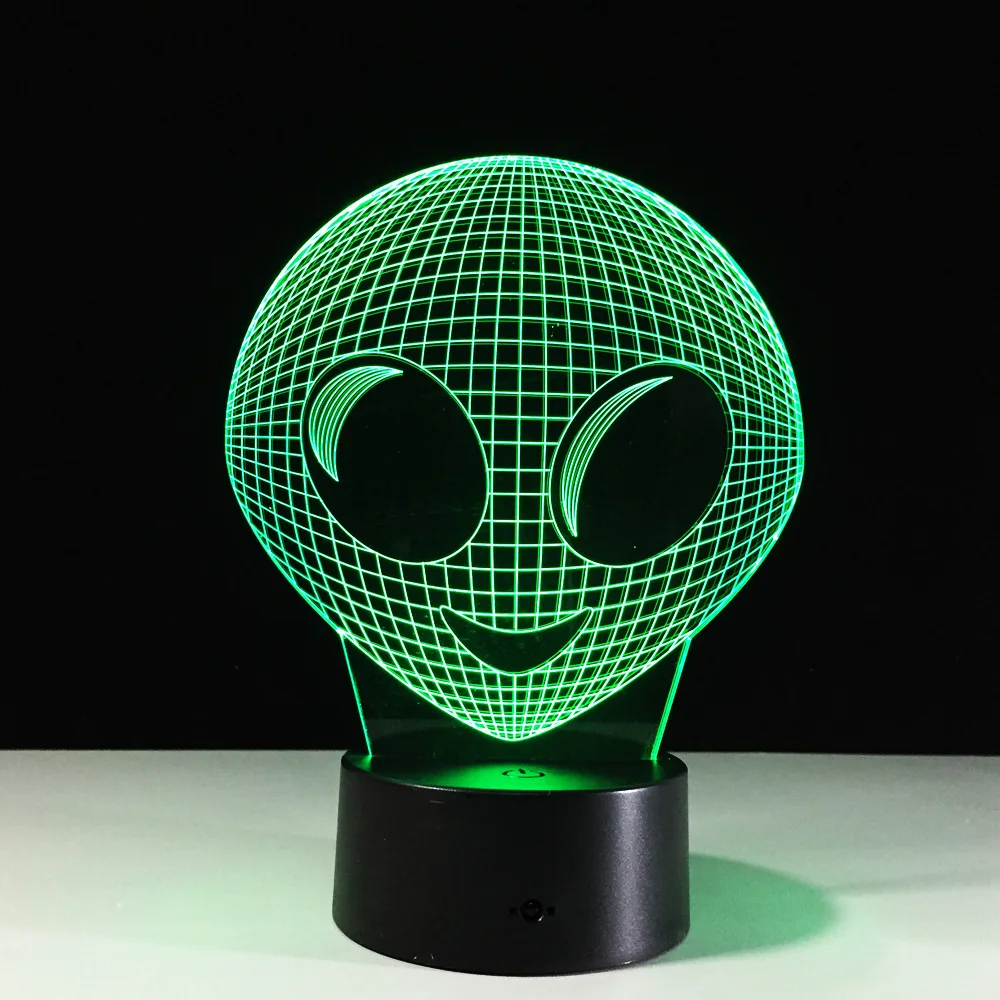 Aliexpress.com : Buy Unique Lovely 3D Movie Alien LED Table Lamp ...