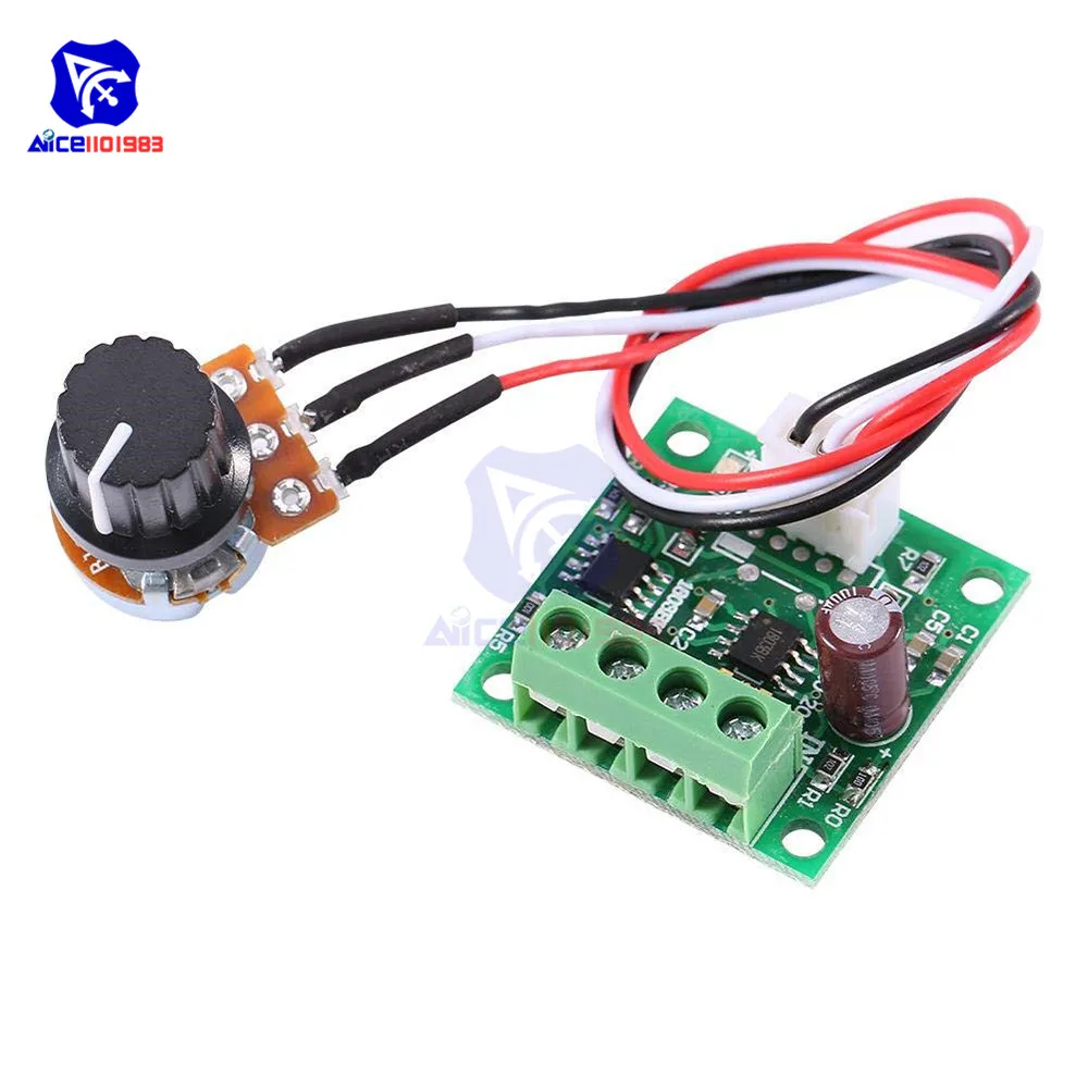 High Precision 1.8v 3v 5v 6v 9v 12v Pwm Dc Motor Speed Controller Fuse ...