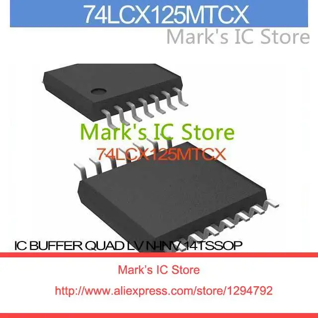 74LCX125MTCX IC BUFFER QUAD LV N INV 14TSSOP 74LCX125MT 74LCX 74LCX125 ...