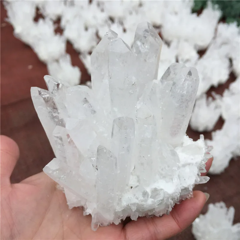 PIERRE VENDUE SEULE,300-400g--Cristal Quartz naturel, grappe minérale ...