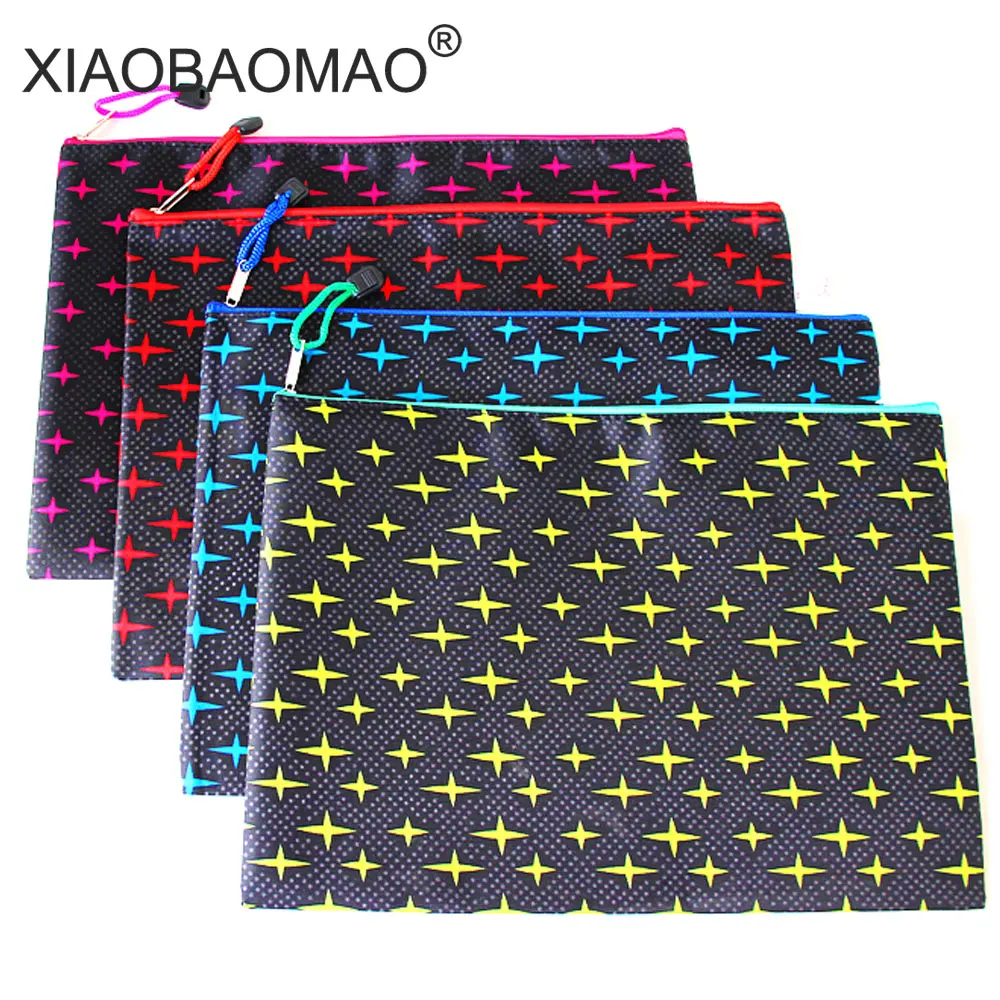 Aliexpress.com : Buy 5pcs/lot Black Canvas Oxford a4 document bag ...