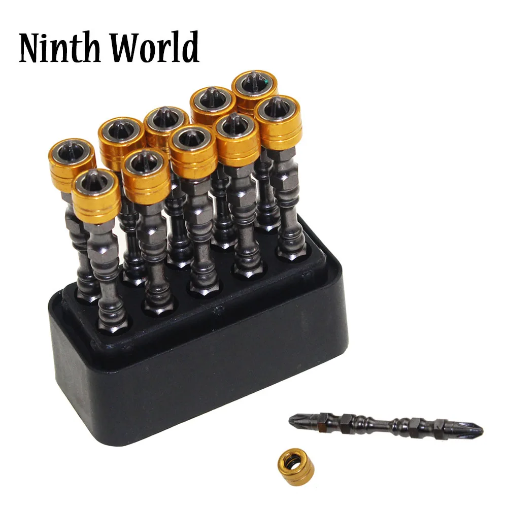 10pc-65mm-Magnetic-Screwdriver-Bit-Plasterboard-Drywall-Screwdriver ...