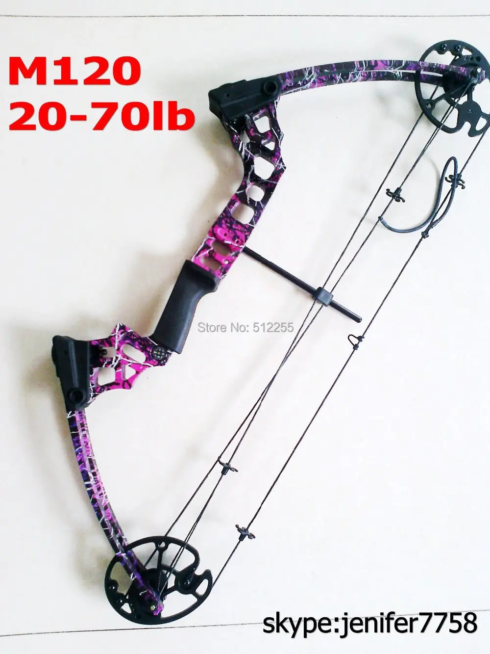 Purple Camo Compound Bow