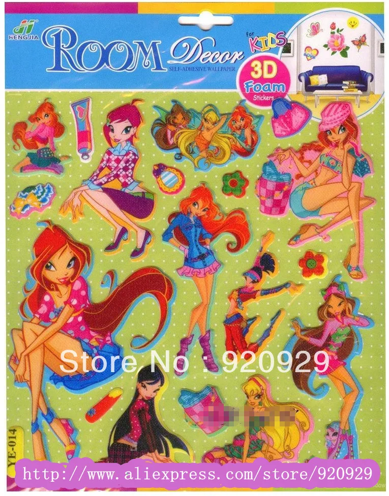 0809-Winx-Club-Girl-06-1000pieces-21-5-23cm-stickers-Children ...