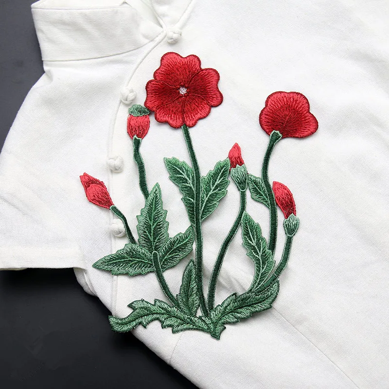1 Piece Blooming Floral Patch Clothes Decoration Costume Dress Diy ...