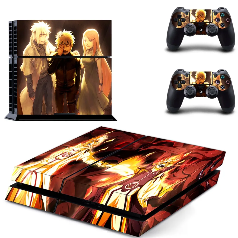 Vinyl Decal Skin Sticker Anime Naruto Uzumaki Sasuke for PS4 Playstaion ...
