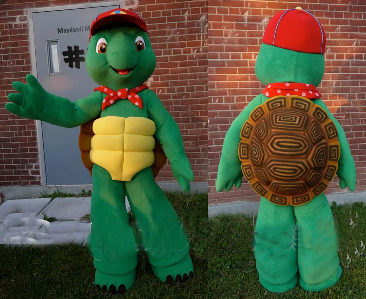OISK Adult professional Customize Franklin the Turtle mascot costumes ...