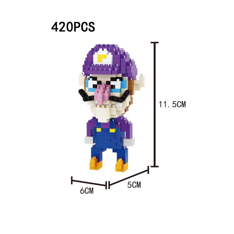 Classic Game Image Micro Diamond Building Block Super Mario Bros ...