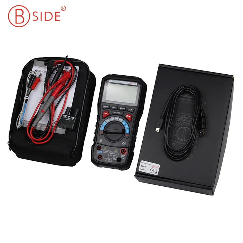 Bside Adm20 6000 Counts True Rms Auto Range Dmm Digital Multimeter Ac ...