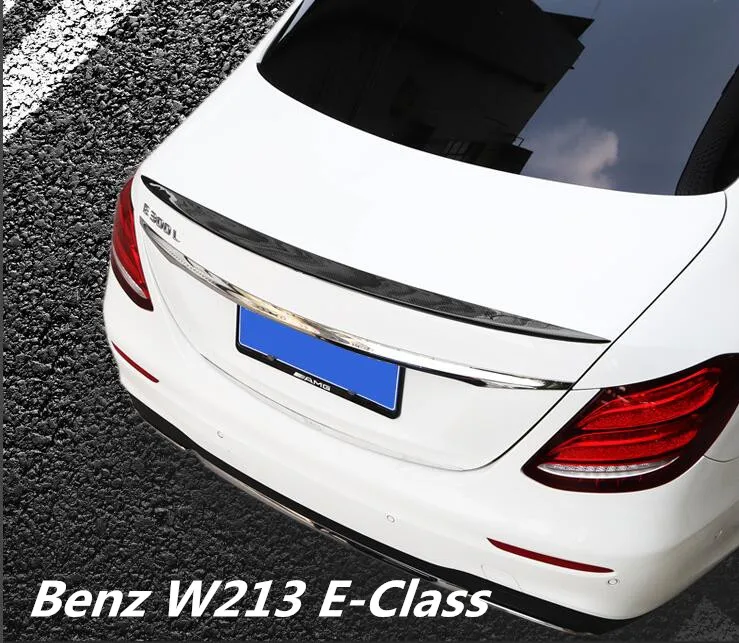 Carbon Fiber CAR REAR WING TRUNK LIP SPOILER FOR Benz W213 E Class E200 ...