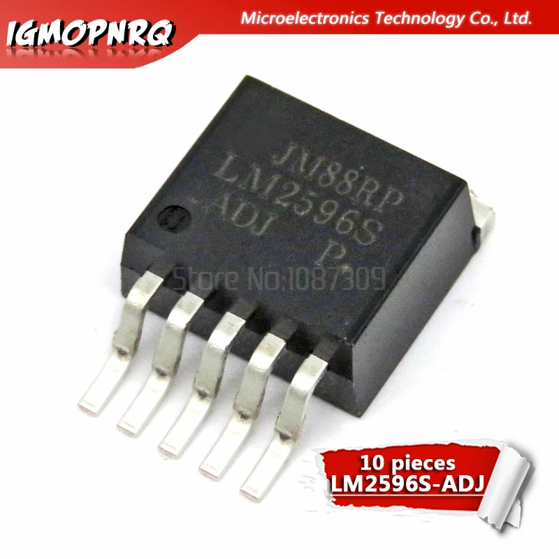 10pcs Lm2596s-adj Lm2596 Lm2596s Voltage Regulators - Switng Regulators 150 Khz 3a Ep-down Vltg ...