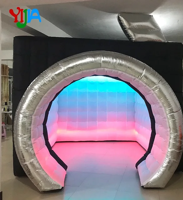 8ft /2.5m Camera shape Door Inflatable Photo both with LED strips ...