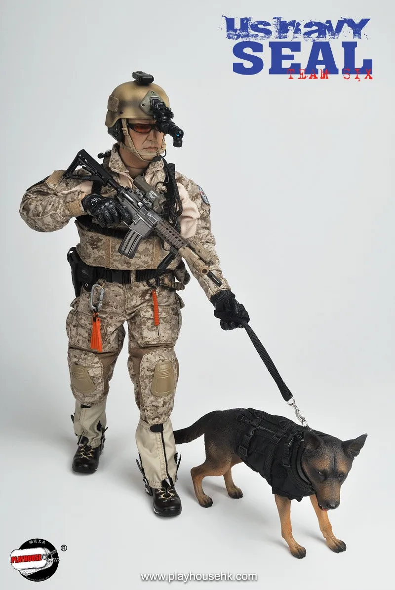 1/6 Scale Military Figure Doll Us Navy Seal Team Six 12" Action Figures ...