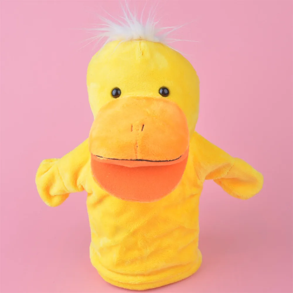 Yellow Duck NICI hand puppet plush toy, Stuffed Baby / Kids Doll Toy ...