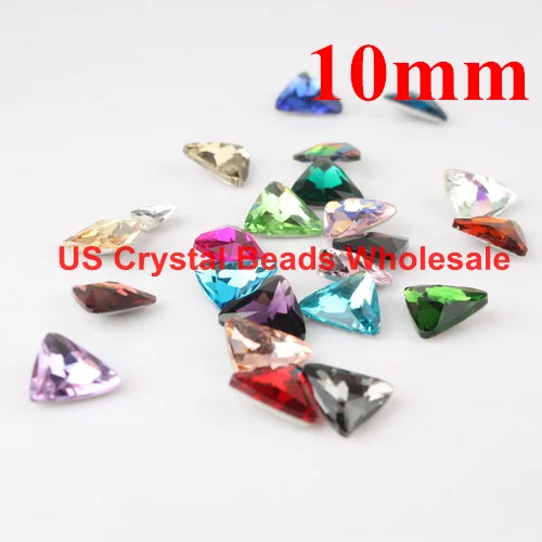 Free-shipping-Wholesale-10mm-100pcs-lot-4727-triangle-shape-crystal ...