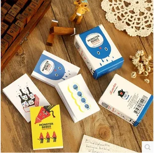 48 Buah/Lot Stiker Kotak Korek Api Kertas Pola Lucu Decal Dekorasi ...