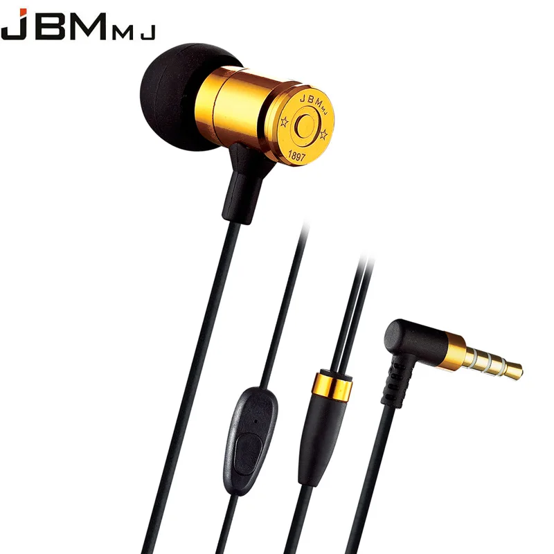 Original JBMmj 007 high quality metal earbuds metal bullet model music ...