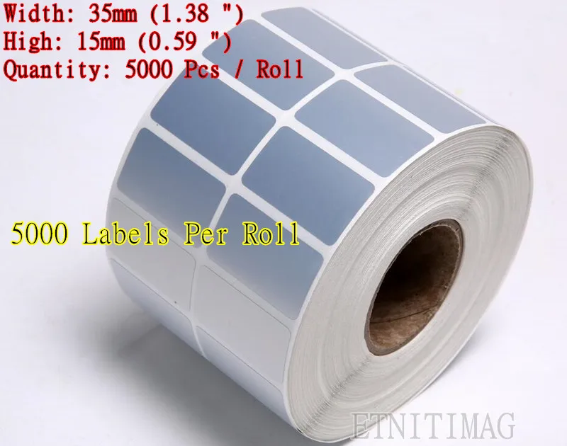 Silver-PET-Label-Sticker-35mmx15mm-0-59-x5000Sheet-Roll-Waterproof ...