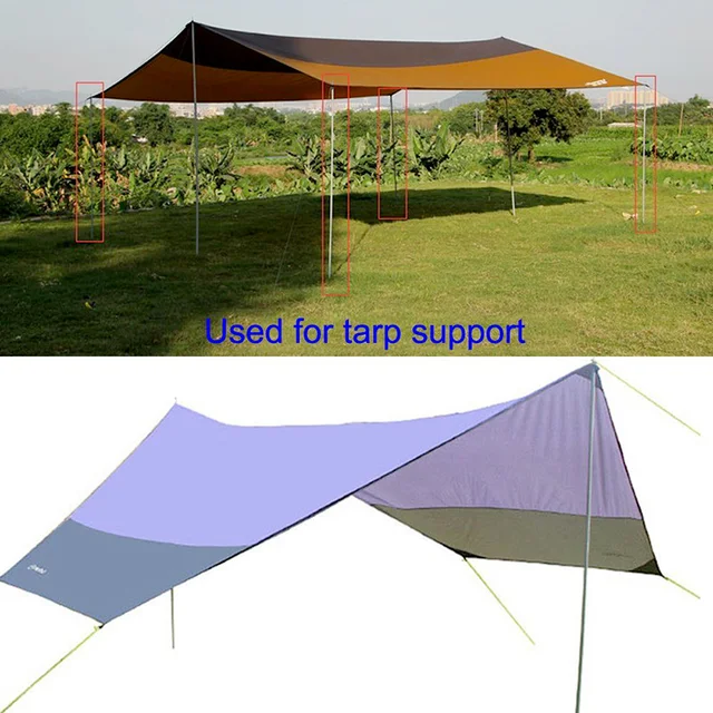 Folding Tarp Pole - Awning Rod - Tent Accessories - Camping Boutique