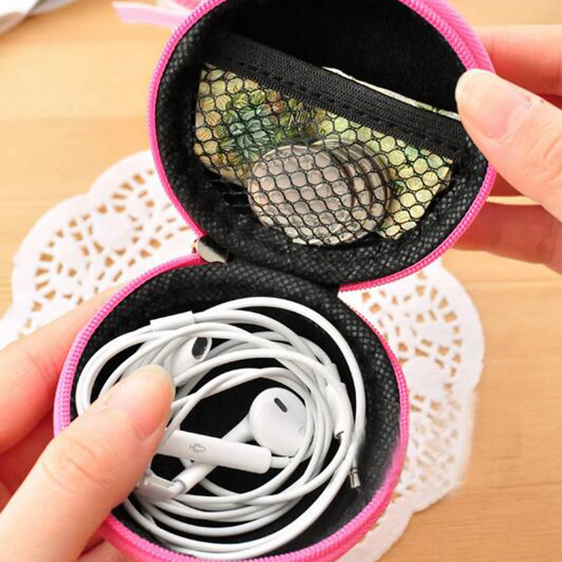 Aliexpress.com : Buy Portable Earphone Case Headphone Storage Small ...