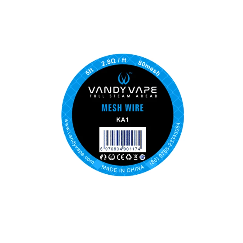 5 футовый Vandy Vape Mesh Wire KA1 80 mesh/Ni80 100mesh SS316L 150 ...