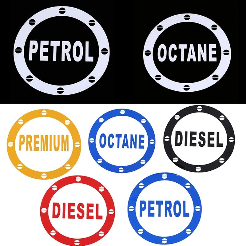 POSSBAY Car Accessories Fuel Tank Cap Sticker Oil Tank Decals DIESEL ...