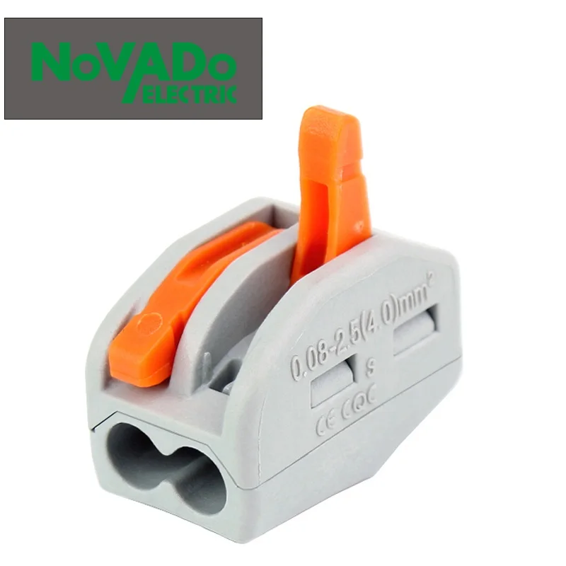 Universal Connector NCT212 Compact Wiring Connector 2 pin Conductor ...