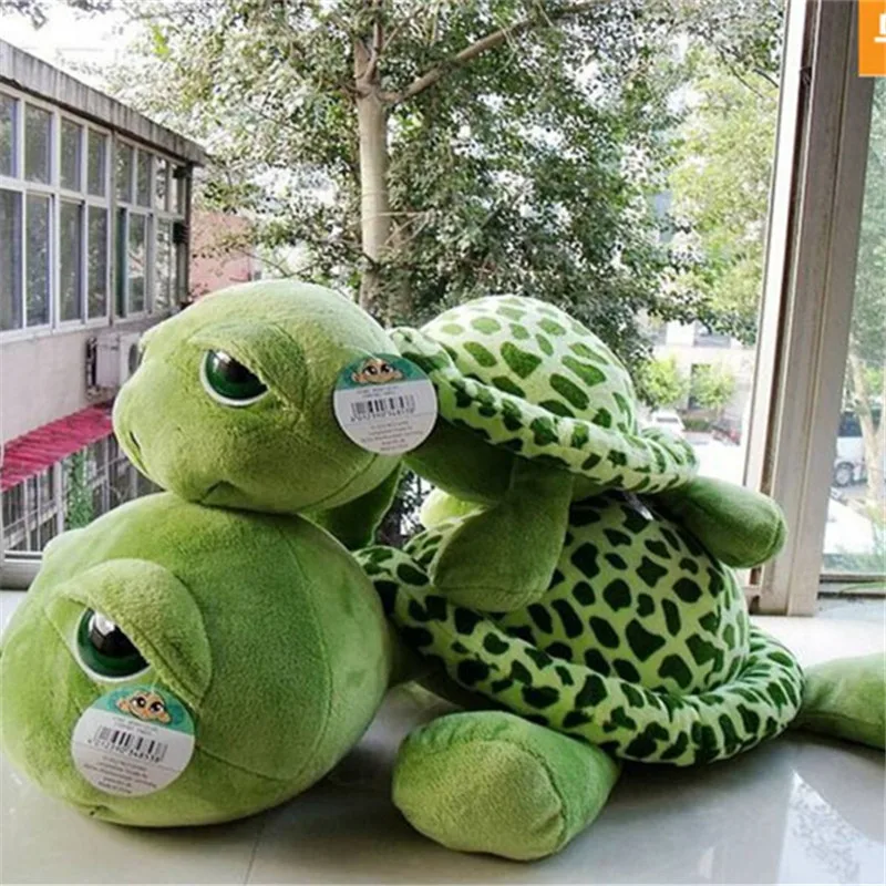 20cm Super Cute Turtle Plush Toys Anime Doll Big Eyes Tortoise Stuffed ...