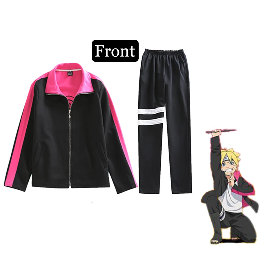 New Boruto Naruto Cosplay Costumes Suit For Halloween Christmas Party Cosplay 2 Pieces Jacket