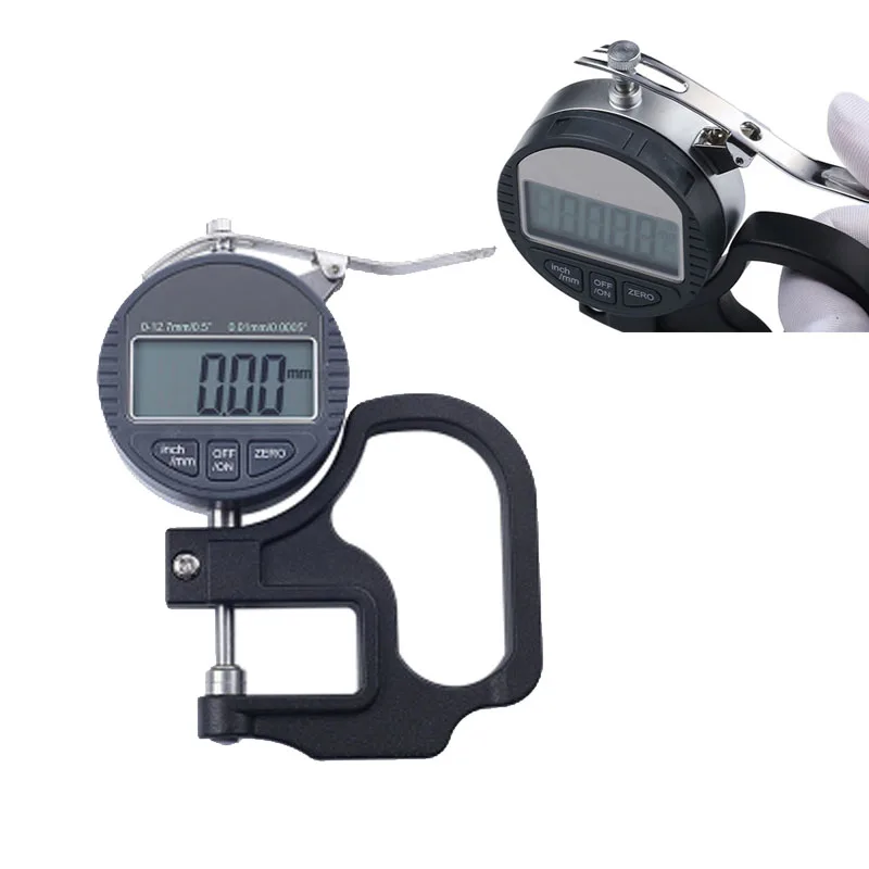 0.01mm Electronic Dial Thickness Gauge Meter 10mm Digital Dial ...