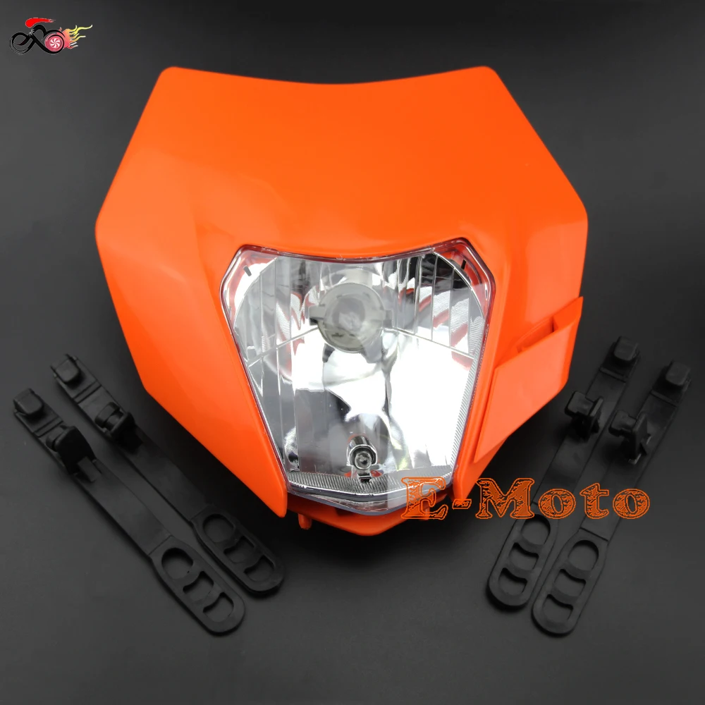 Off Road Dirt Bike Motocross Motorcycle Supermoto Headlight Head Light ...
