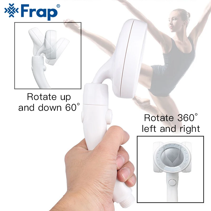 FRAP 360 градусов вращения бустер насадка душа головка душа ручной кран для спринклера одна ...